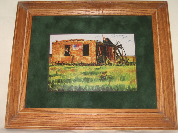 FRAMED ART PRINT, LBI (LONG BEACH ISLAND NEW JERSEY) SHACK AMERICAN ...